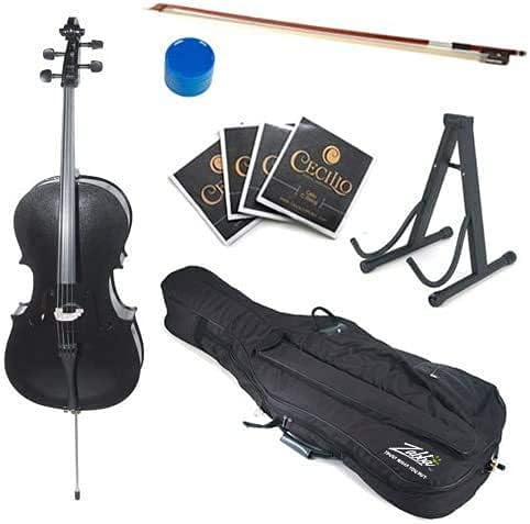 Cecilio Cello CCO-100 for Students 4/4 (Full Size) with Bow, Case, Str ...